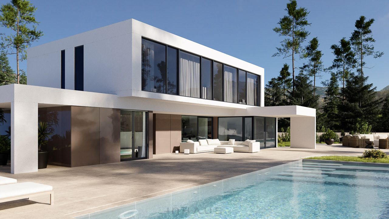 High-end prefab home - Hamburg model - Inhaus Deutschland
